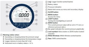 مشخصات و خرید گیج فشار دیجیتال ویکا مدل CPG1500