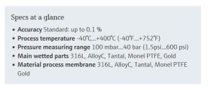 مشخصات و خرید ترانسمیتر اختلاف فشار اندرس هاوزر مدل Deltabar PMD78B