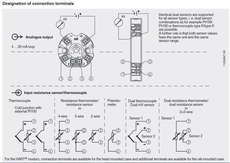 مشخصات و خرید ترانسمیتر دما دیجیتال هد و ریل مونت مدل T32.1S, T32.3S