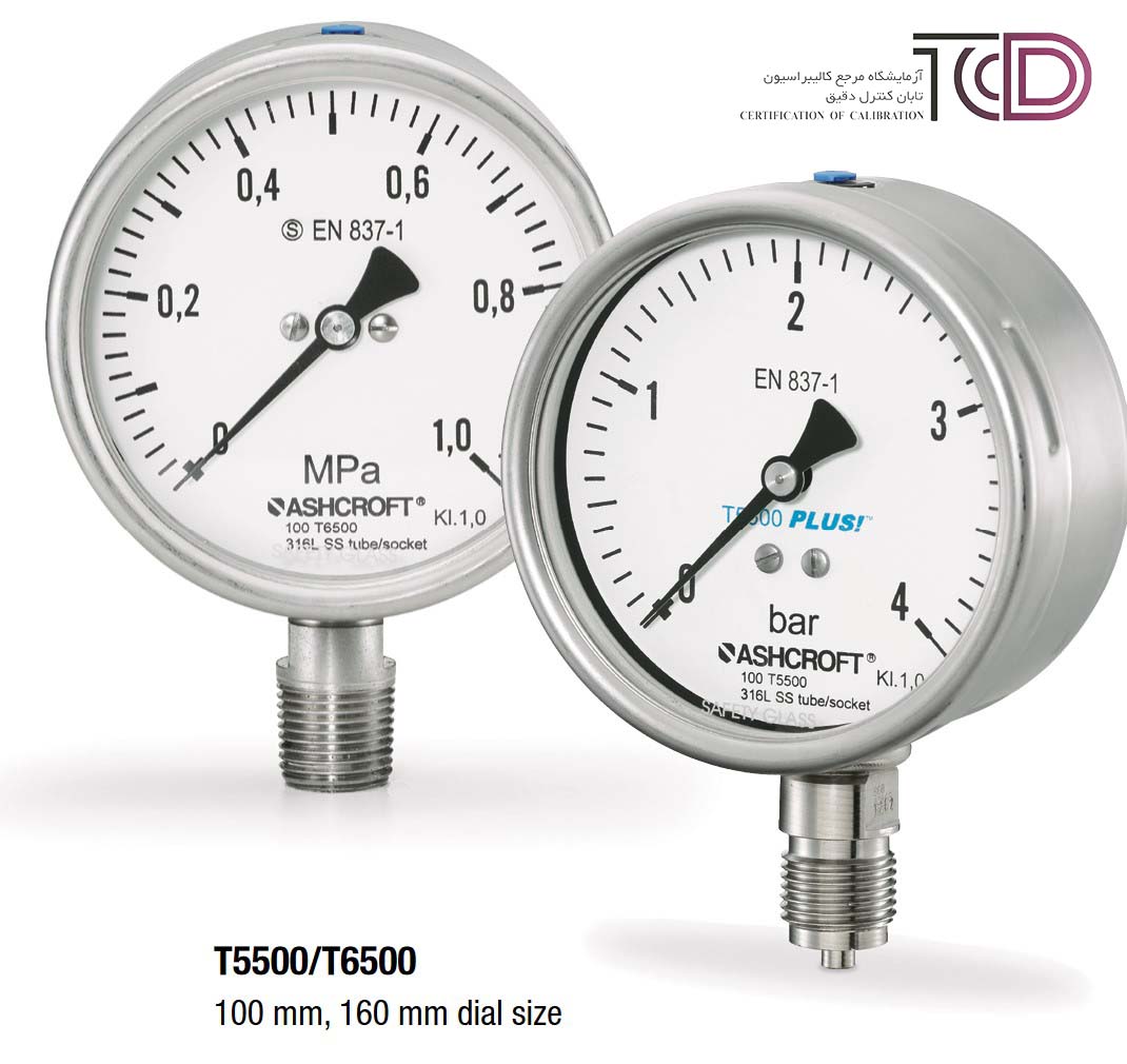 مشخصات و خرید پرشر گیج اشکرافت T5500/T6500 Ashcroft